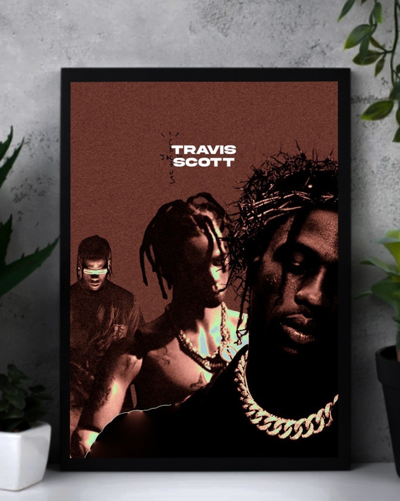 Plakat A3 Travis Scott utopia aesthetic retro | Nałęczów | Kup teraz na Allegro Lokalnie