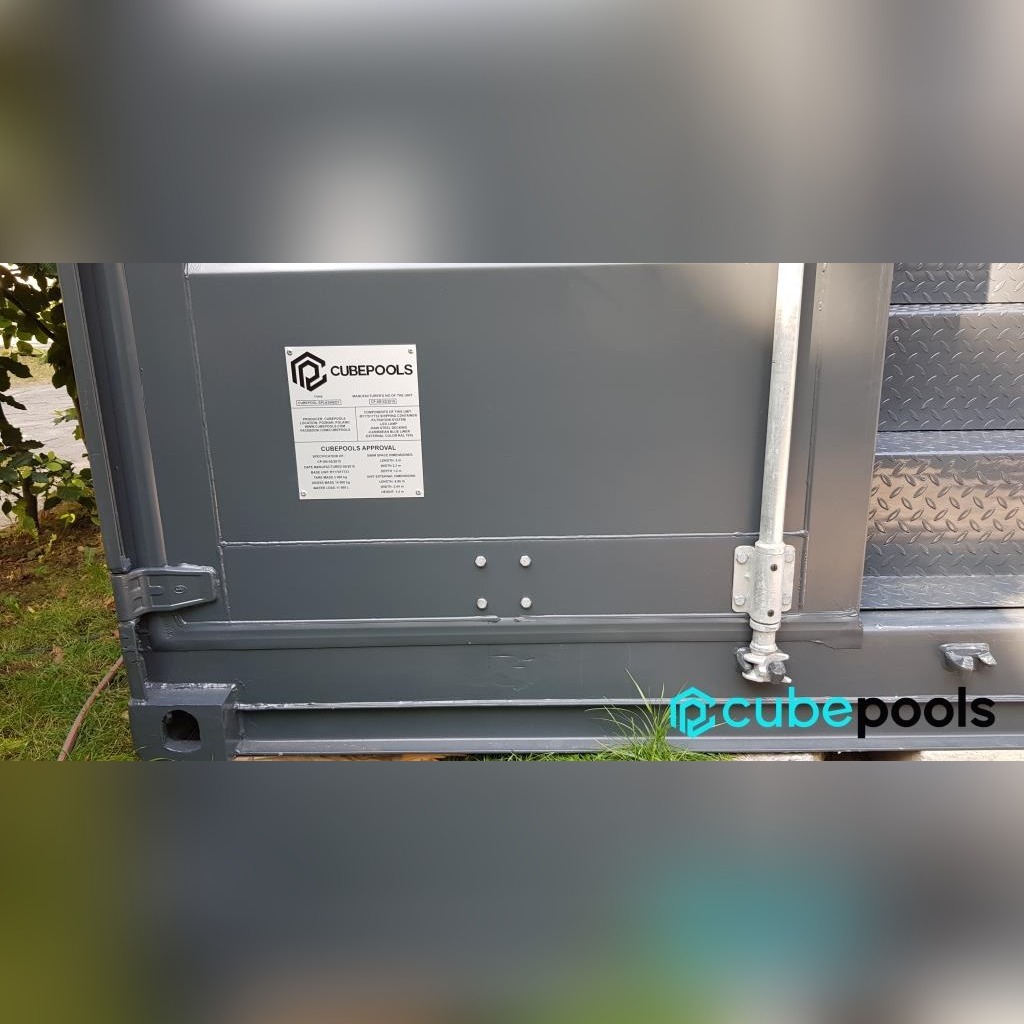 CUBEPOOLS basen w kontenerze szybki czysty montaż | Poznań | Kup teraz na Allegro Lokalnie