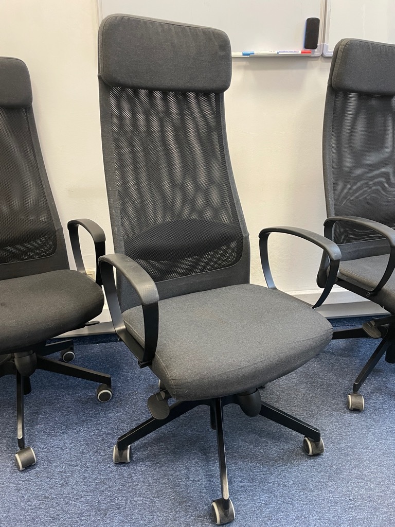 IKEA MARKUS fotel biurowy obrotowy ciemnoszary | Wschowa | Kup teraz na ...