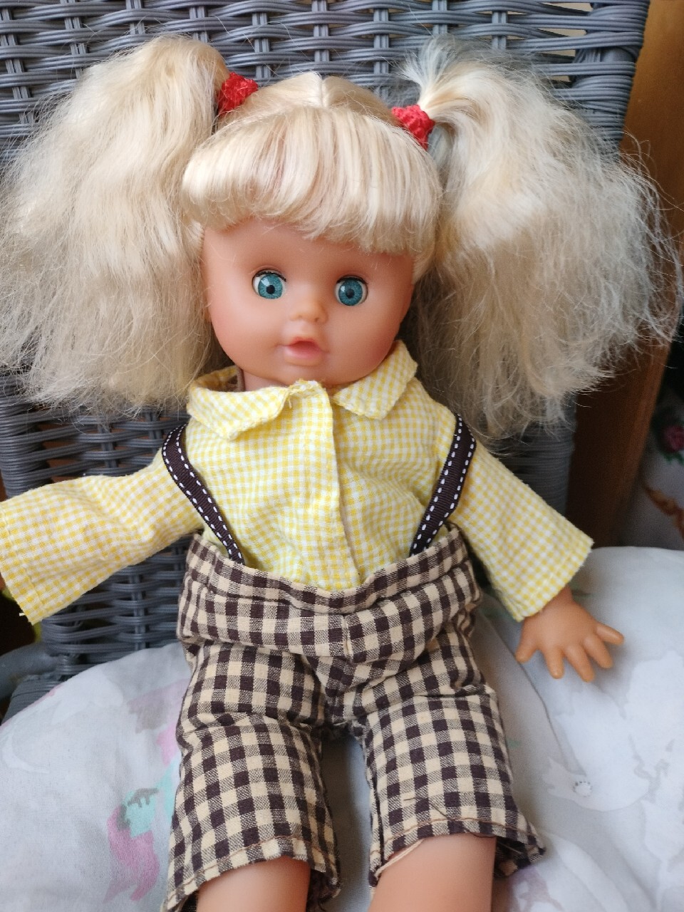 STARA LALKA CZASY PRL Z MIĘKKIM TUŁOWIEM | Czeladź | Kup teraz na ...