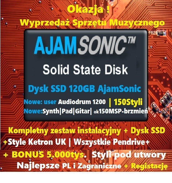 Dysk SSD 120GB AjamSonic Ketron Audya Warto | Kielce | Ogłoszenie na Allegro Lokalnie