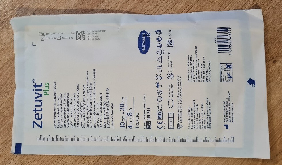 Zetuvit Plus 10x20 cm opatrunek Hartmann | Gliwice | Kup teraz na ...