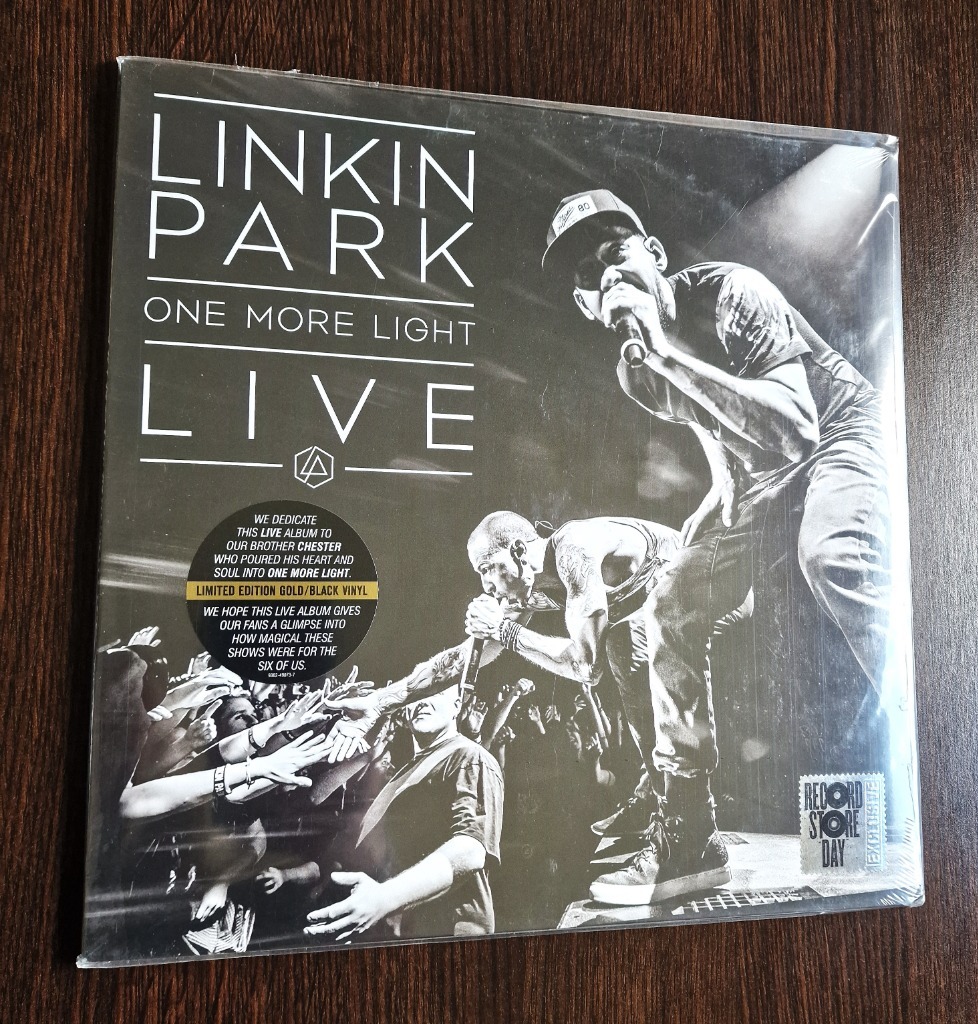 Linkin Park One More Light LIVE Limited Edition Gold/Black Vinyl ...