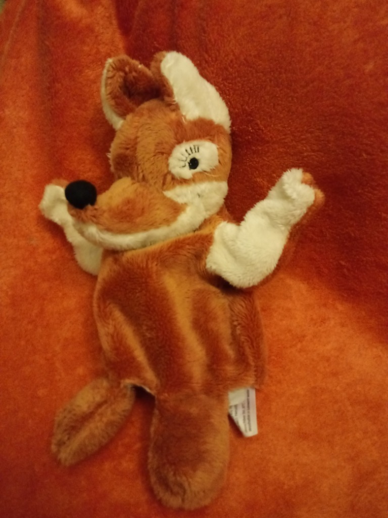 Pluszowa pacynka lis z bajki Piaskowy Dziadek | Bytom | Licytacja na ...