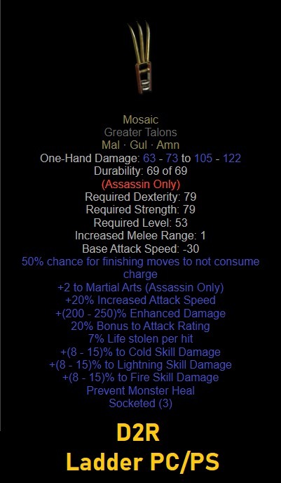 D2R Diablo 2 Resurrected Mosaic / Mozaika LADDER S11 Ranking | Krobia ...