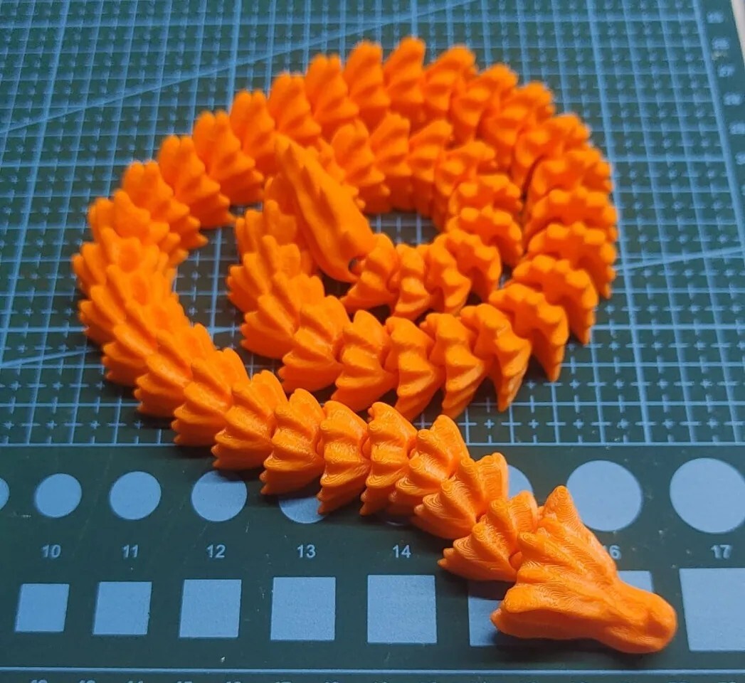 Articulated Bone Dragon Ruchomy Smok Druk w 3D | Bydgoszcz | Kup teraz ...