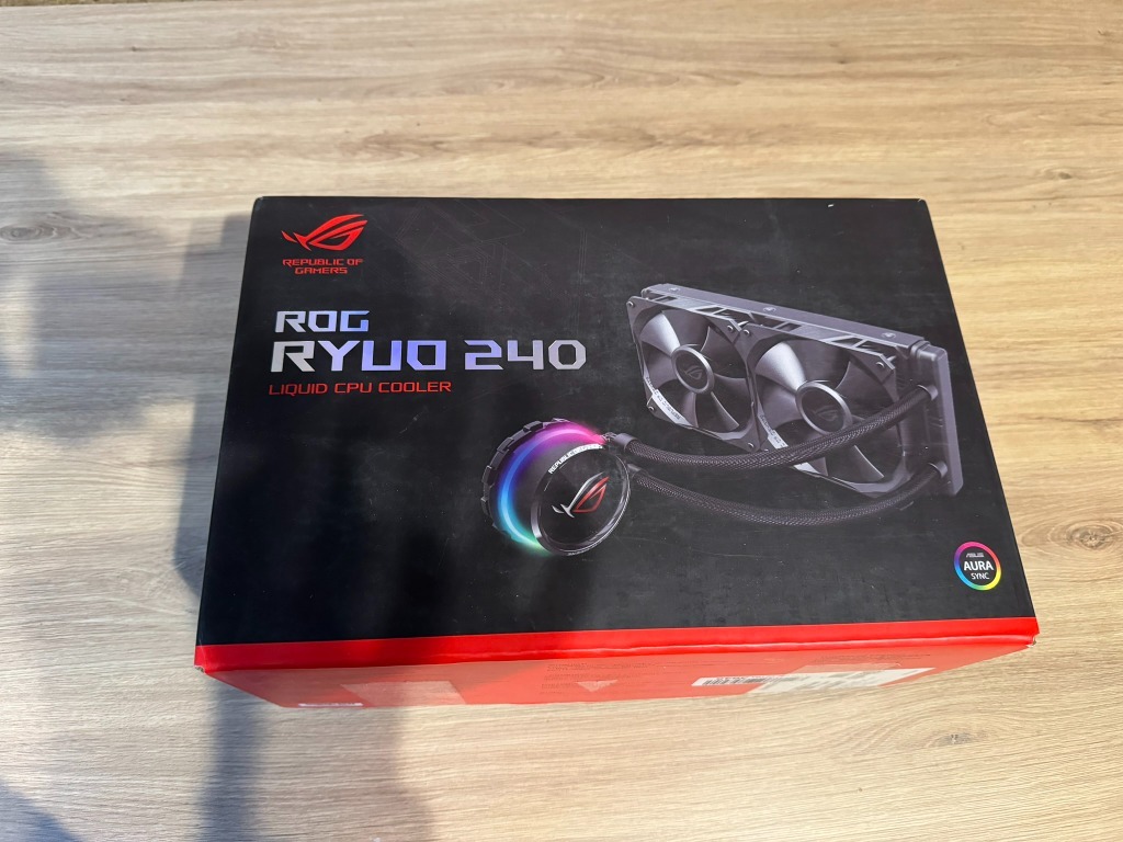 Chłodzenie wodne ASUS ROG RYUO 240mm | Katowice | Kup teraz na Allegro ...