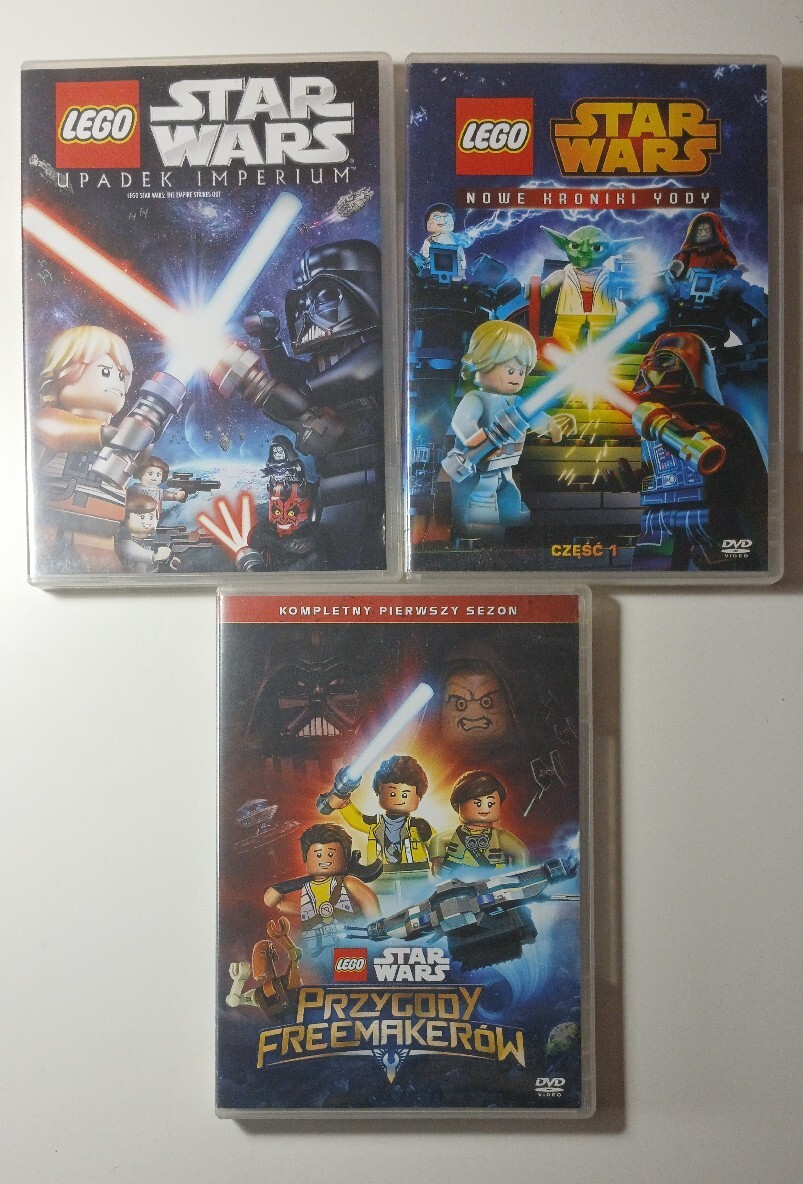 Lego star wars DVD upadek imperium,nowe kroniki yody 1,przygody ...