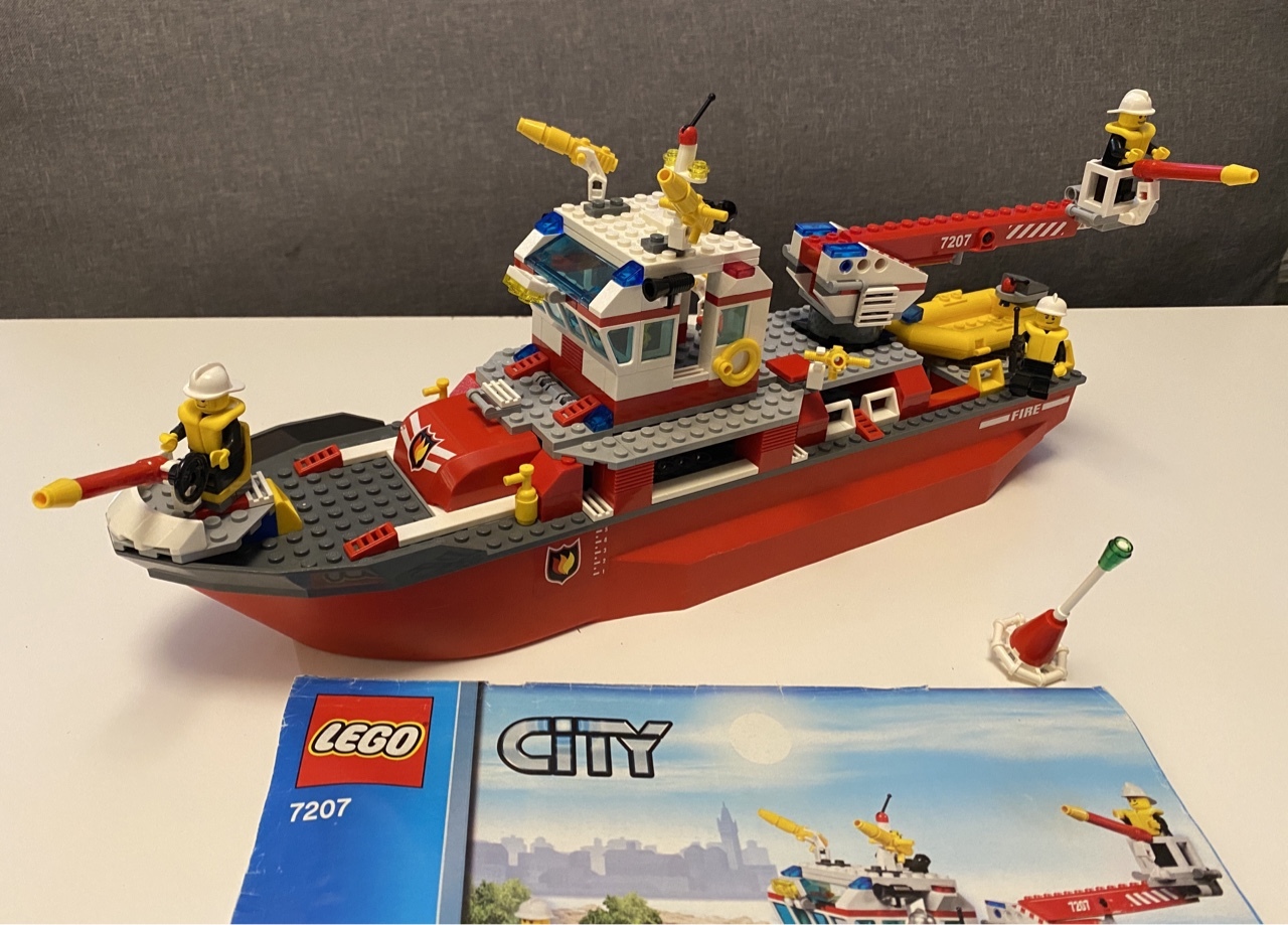 LEGO City 7207 - Łódź straży pożarnej, kompletny | Gdańsk Oliwa | Kup ...
