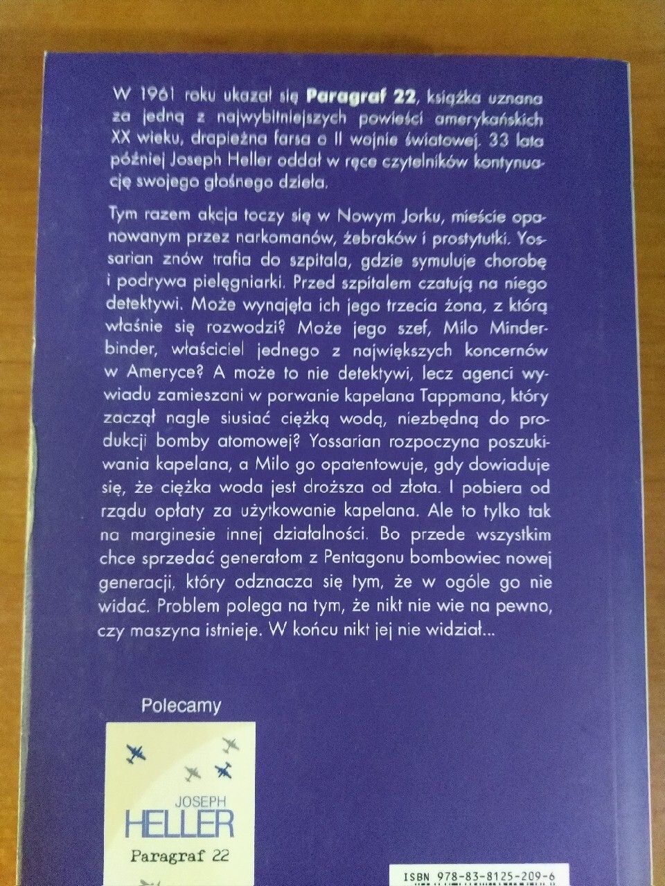 PARAGRAF 22 bis-OSTATNI ROZDZIAŁ JOSEPH HALLER | wrocław | Kup teraz na ...