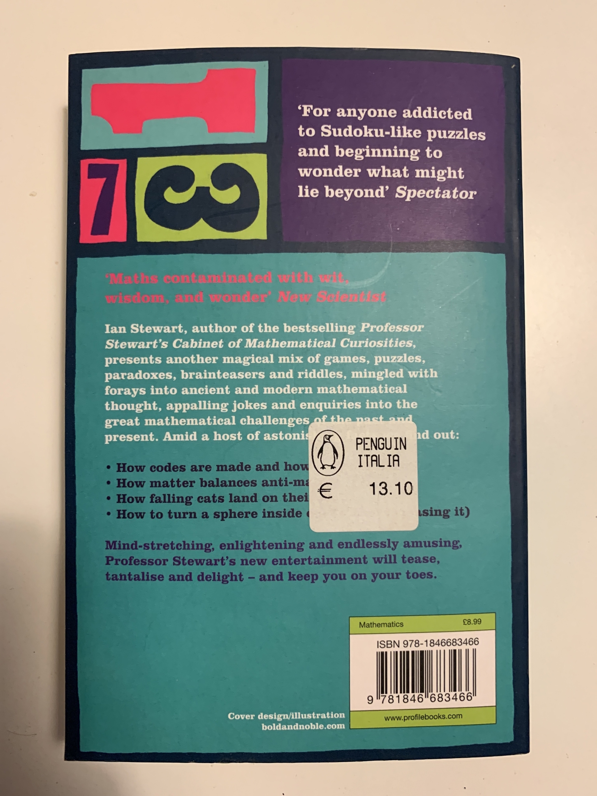 Ian Stewart - professor Stewart’s hoard of math… | Wrocław | Kup teraz ...