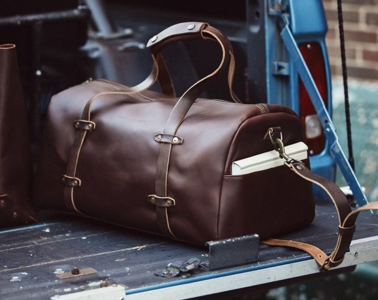 Skórzana torba pod duffel bag skóra cielęca | Warszawa | Kup teraz na ...