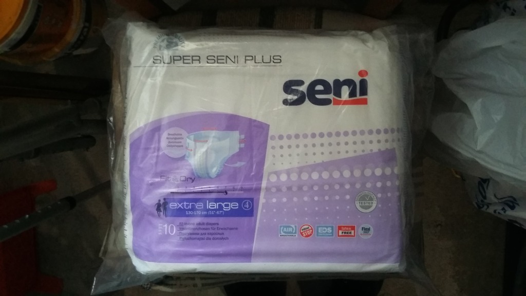 Pieluchomajtki pampersy Super Seni Plus XL 9 szt | Grodzisk Mazowiecki | Kup teraz na Allegro ...