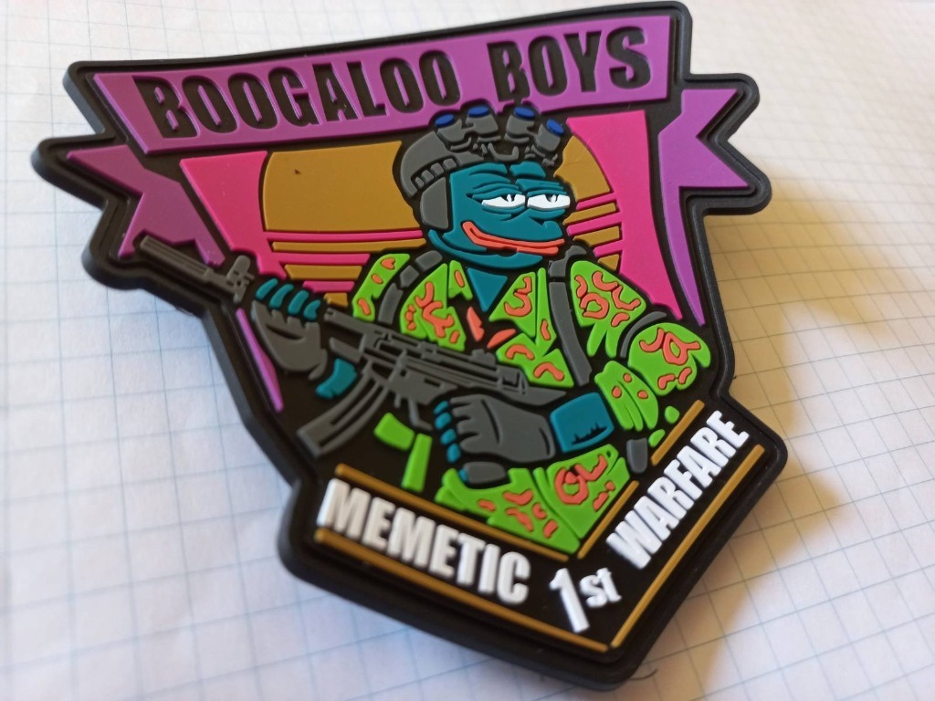 Naszywka Morale Patch Boogaloo Boys MemeticWarfare | Zielonka | Kup ...