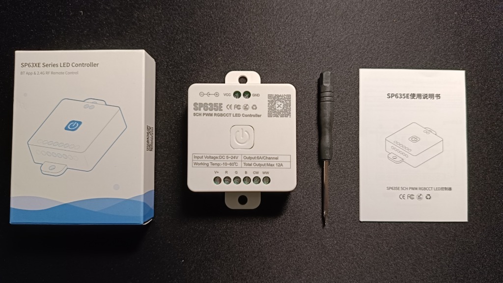 Kontroler LED SP635e RGB+CCT 1224V BT+ Pilot RF | Białystok | Kup teraz ...