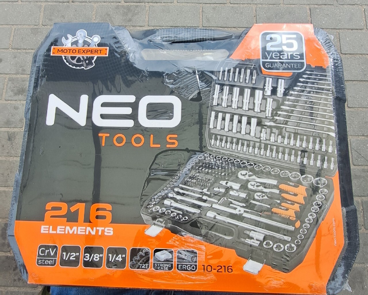 Neo Tools Kluczy Nowych 216 elementów 1 2" 3 8" 1 4" | Toruń | Kup teraz na Allegro Lokalnie