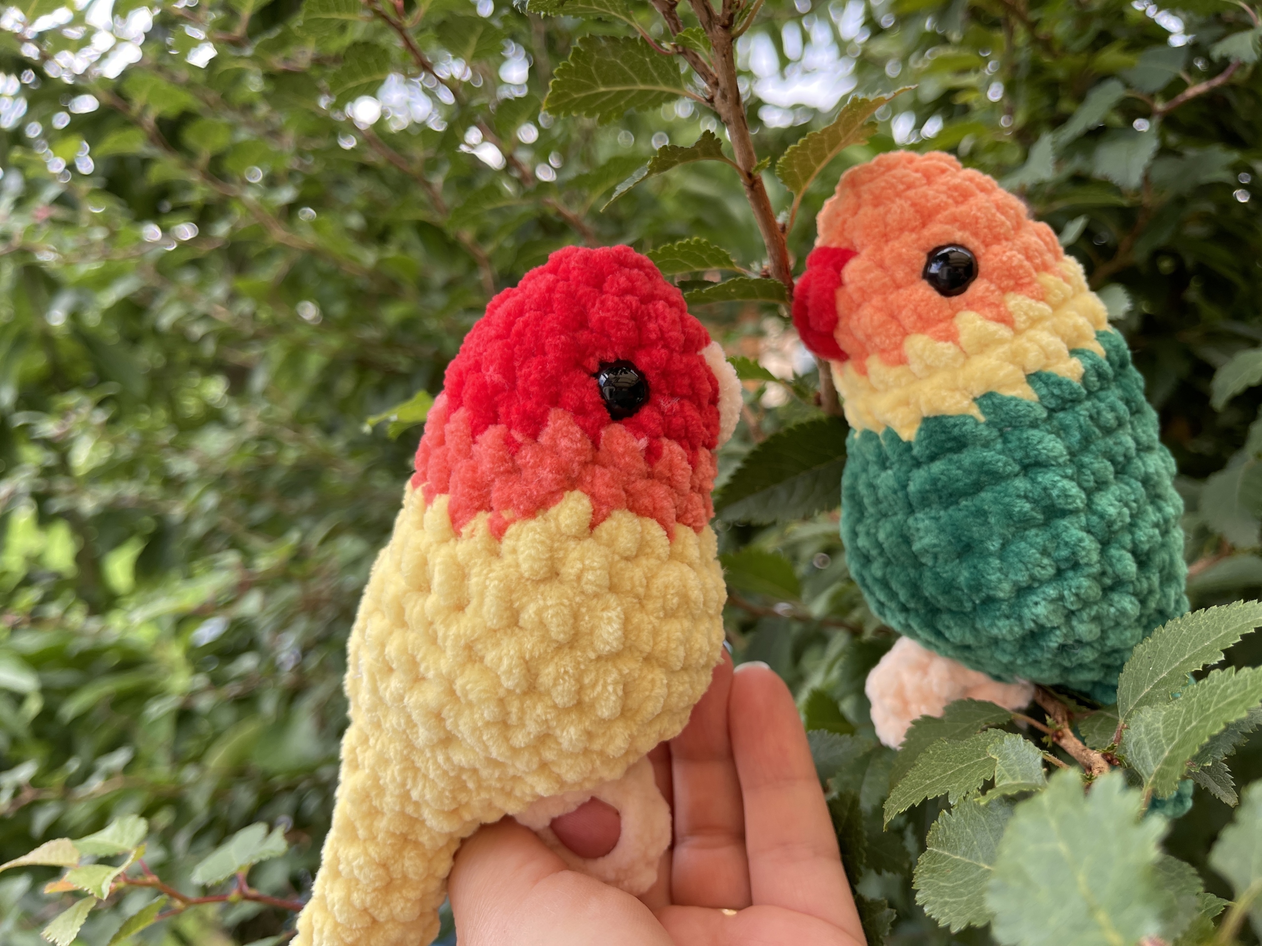 Papuga na szydełku papużka handmade urodziny | Jasło | Kup teraz na ...