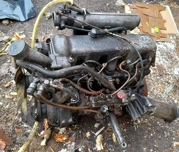 SILNIK mercedes 207 D 307 D beczka kaczka | Konradów | Kup teraz na ...