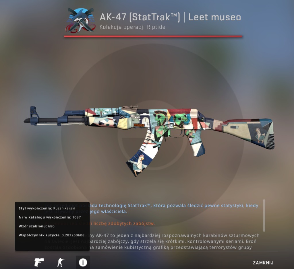 SKIN CS: GO AK-47 (StatTrak) Leet Museo FT | Żary | Kup teraz na Allegro Lokalnie