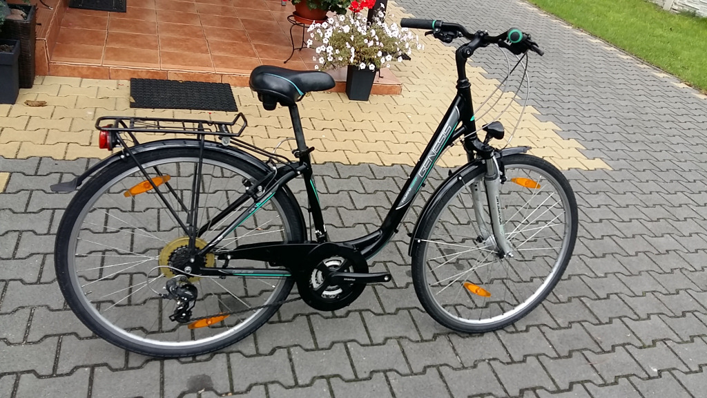 GENESIS TOURING 4 Trekkingowa damka 28 ALU 7005 Sr SUNTOUR LED ...