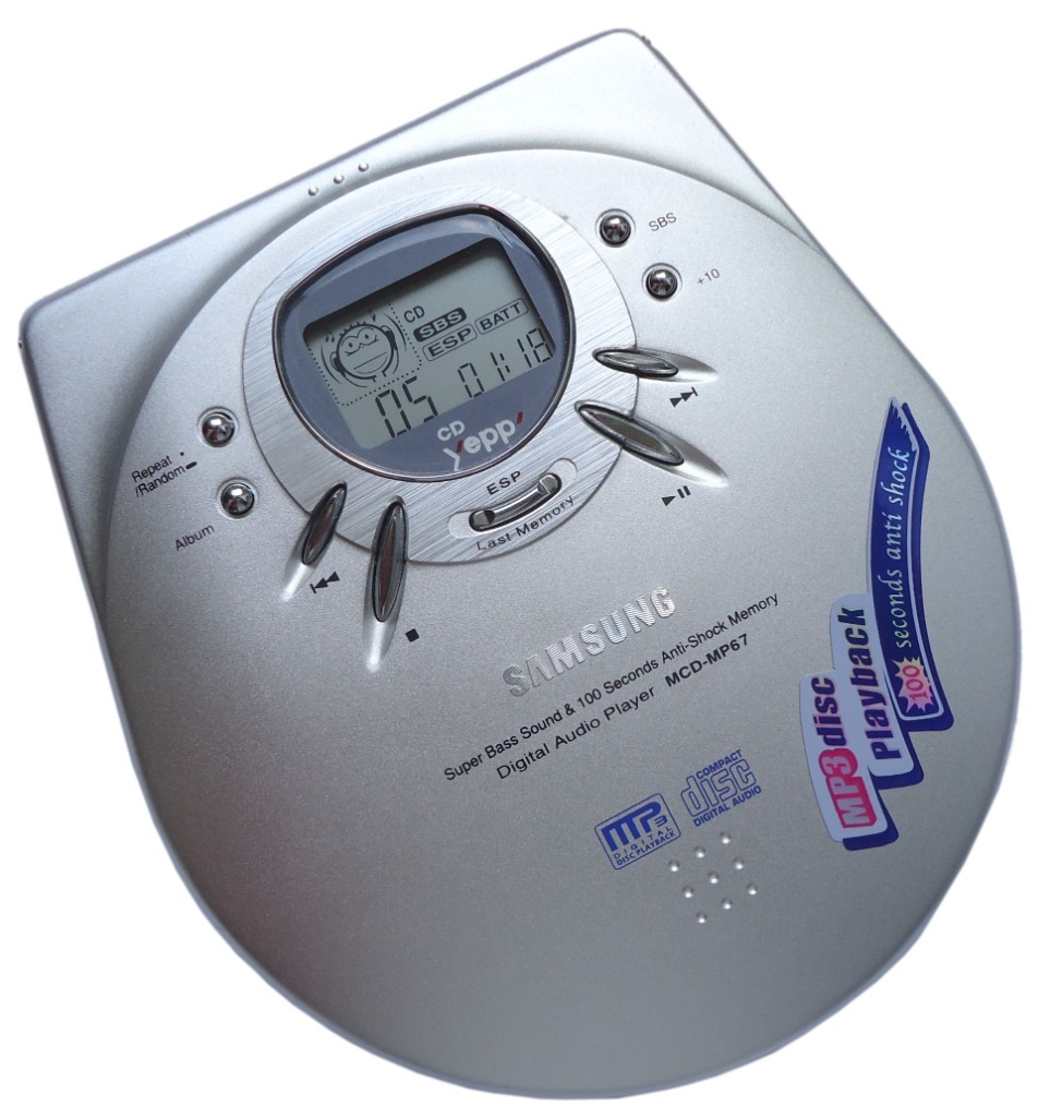 Discman Samsung CD-YEPP MP3-CD 100s anti-shock | Wrocław | Kup teraz na ...