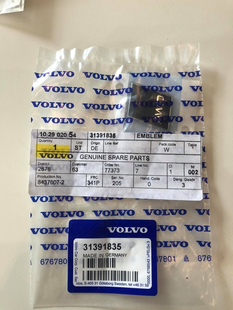 VOLVO Emblemat AWD 31391835 | Rzeszów | Kup teraz na Allegro Lokalnie