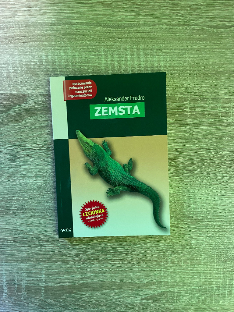 Zemsta aleksander fredro opracowanie greg | Lubiechowa | Kup teraz na ...