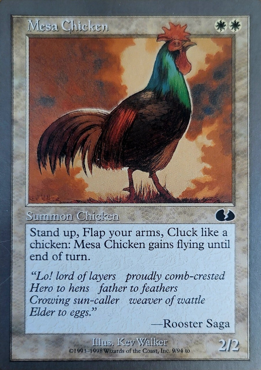 MTG - Mesa Chicken - Unglued Edition | Warszawa | Kup teraz na Allegro ...
