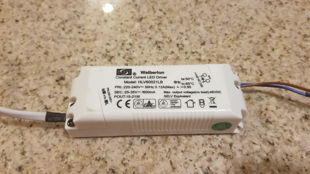 Zasilacz LED DRIVER Waiberlon HLV60021LB NOWY | Warszawa | Kup teraz na ...