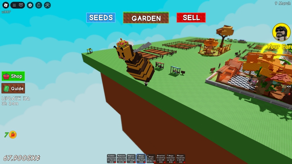 GROW A GARDEN – Mega Queen Bee (Roblox) Grow a Garden | Rzeszów | Kup ...