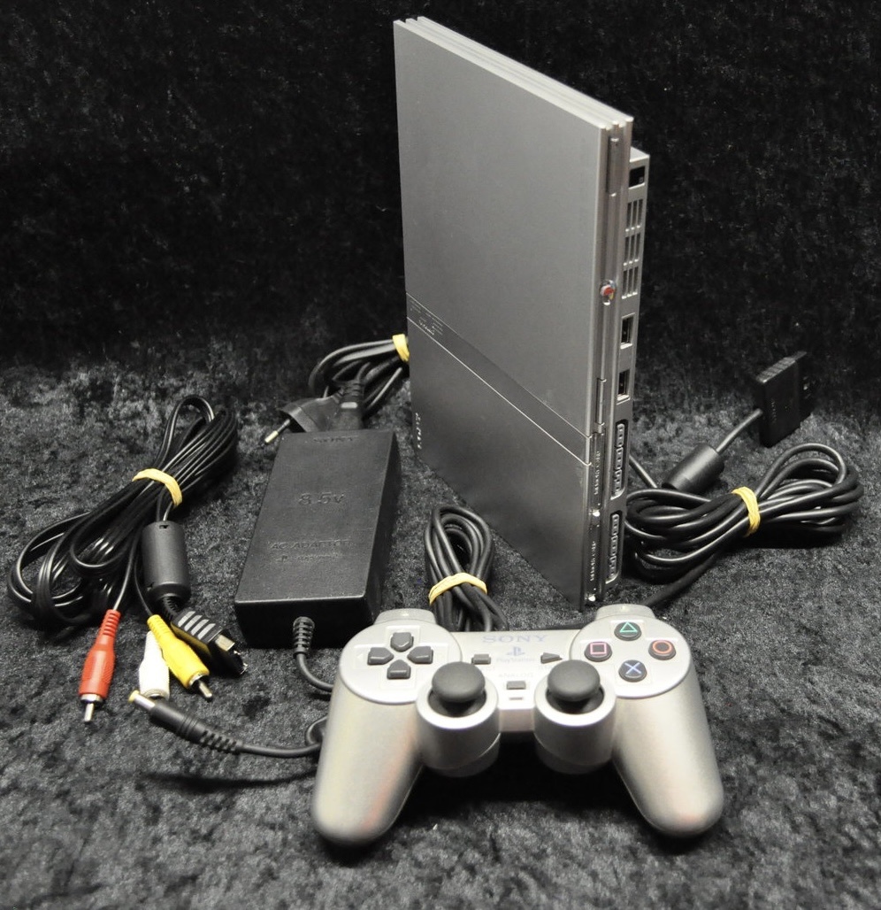 Ps2 Silver Playstation 2 + silver pad komplet | Kraków | Kup teraz na ...
