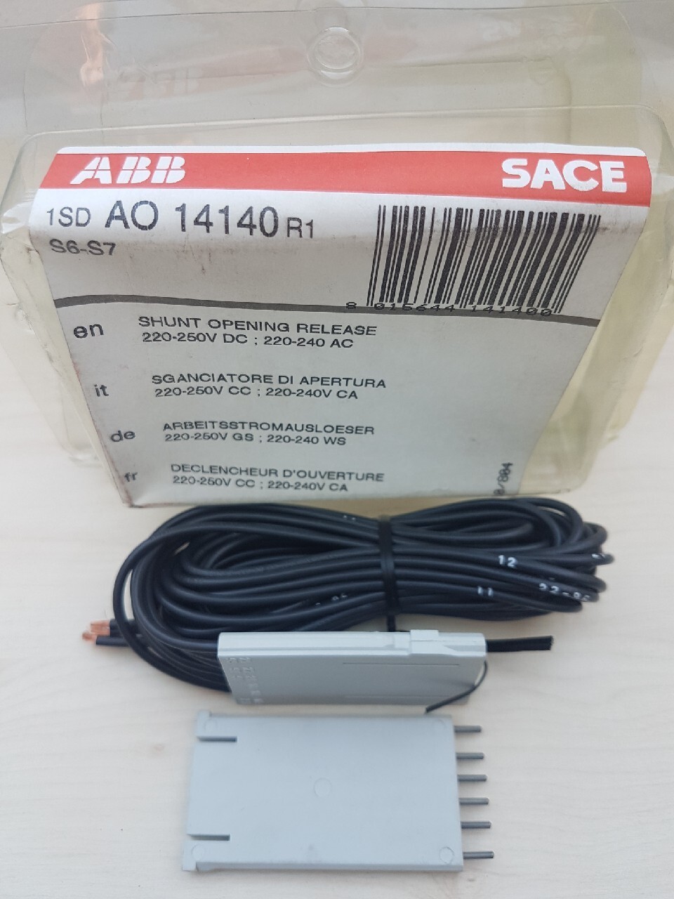 AO 14140 R1 ABB SACE S6S7 shunt opening release | Kielce | Kup teraz na ...