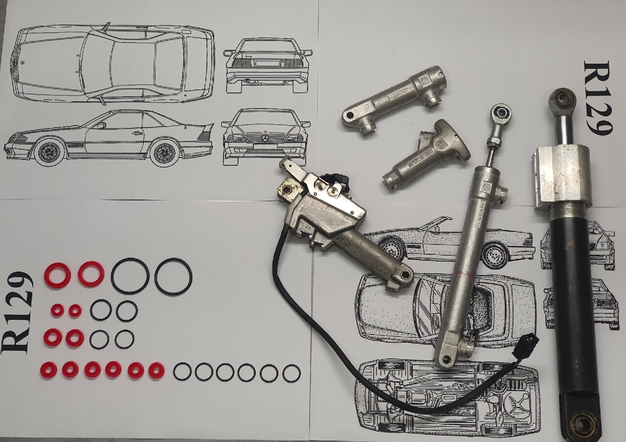 Mercedes R129 zestaw uszczelniaczy dachu SOFTTOP | Skawina | Ogłoszenie ...