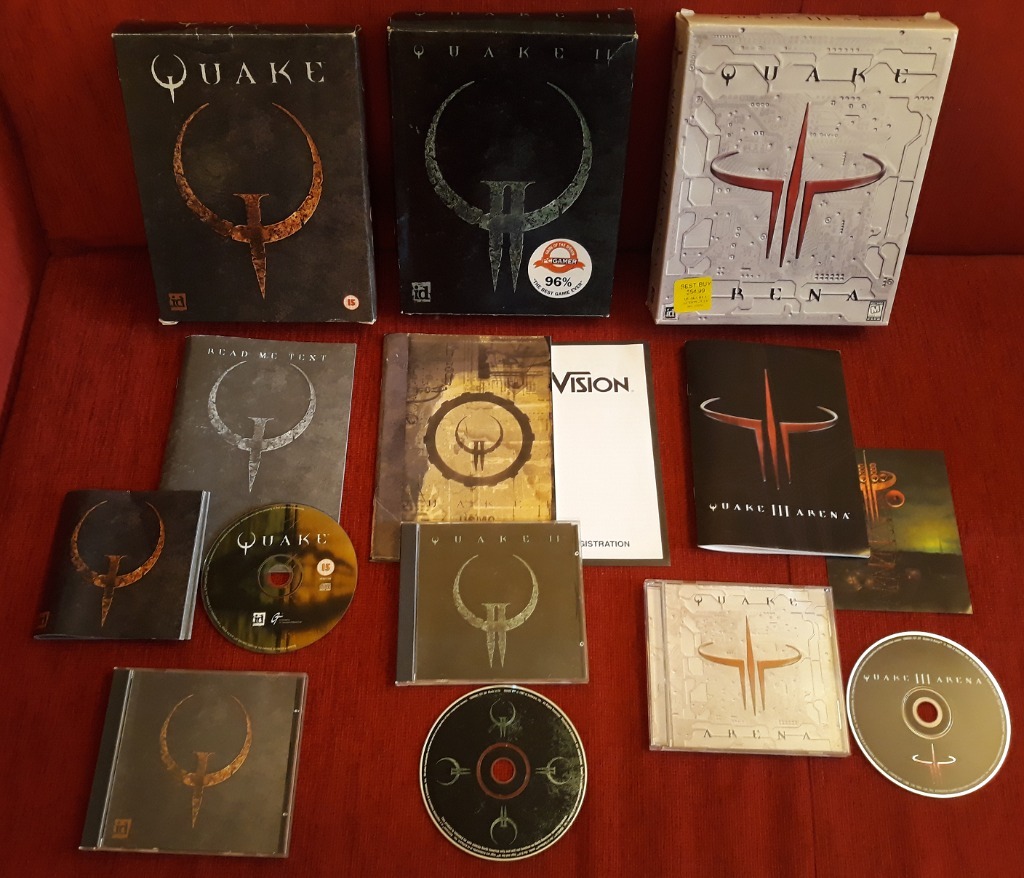 Quake + Quake II + Quake III Arena BIG BOX PC | Cieszyn | Kup teraz na ...