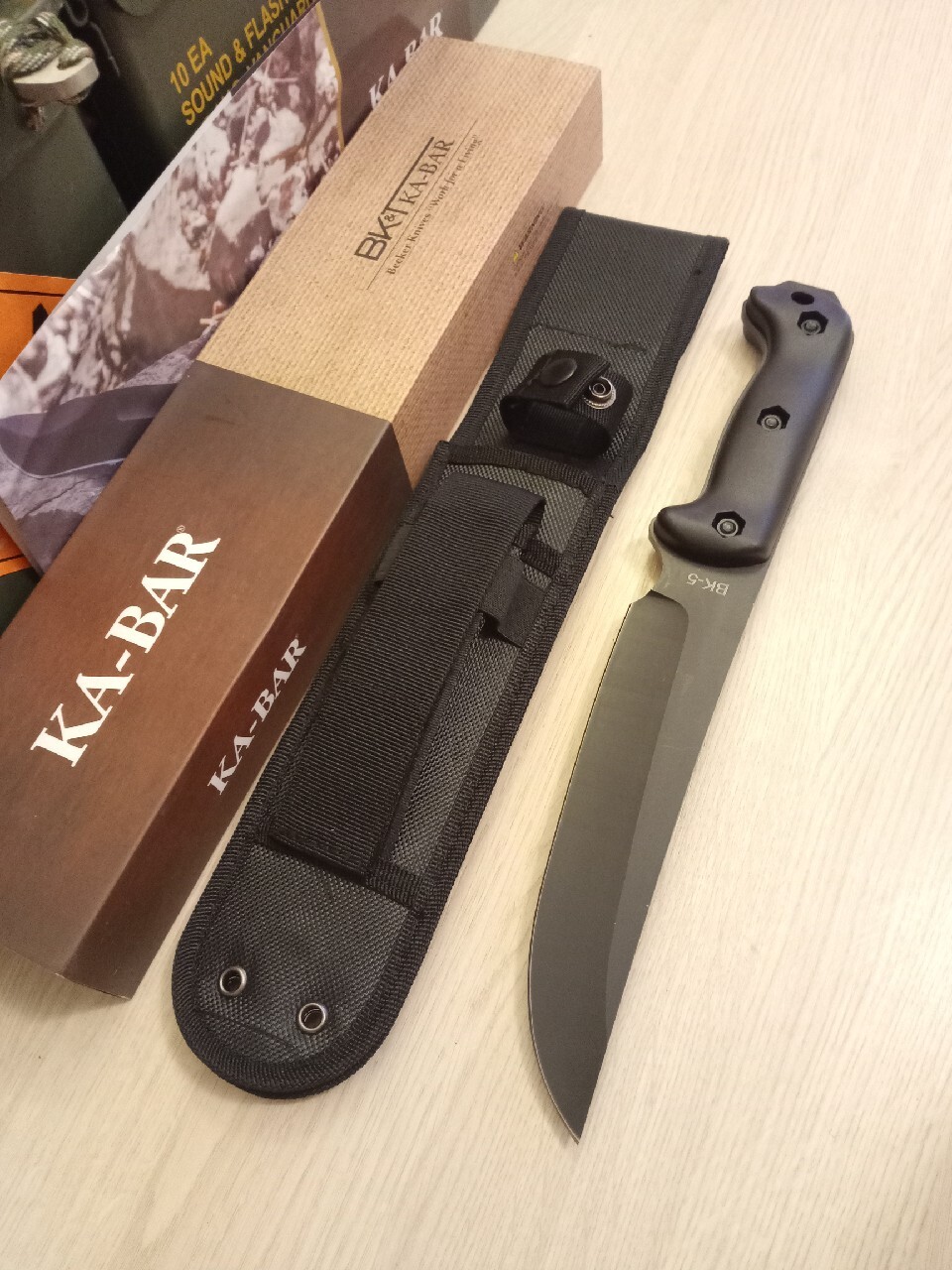 Nóż survivalowe KABAR BK5 Becker Magnum Camp | Warszawa | Kup teraz na ...