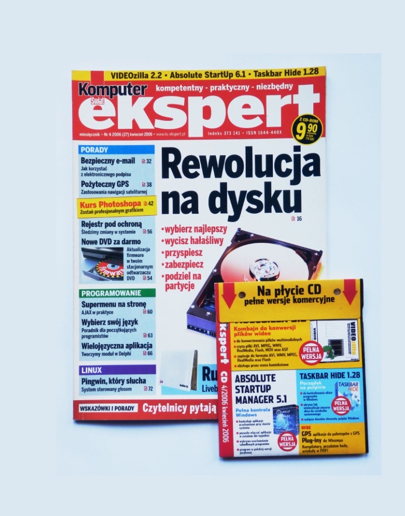 Komputer Świat Ekspert 4/2006 (27) + CD magazyn czasopismo komputerowe ...
