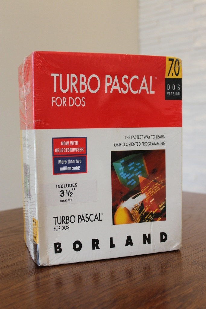 Borland TURBO PASCAL 7.0 dla DOS - NOWY, FOLIA | Grudziądz | Licytacja ...