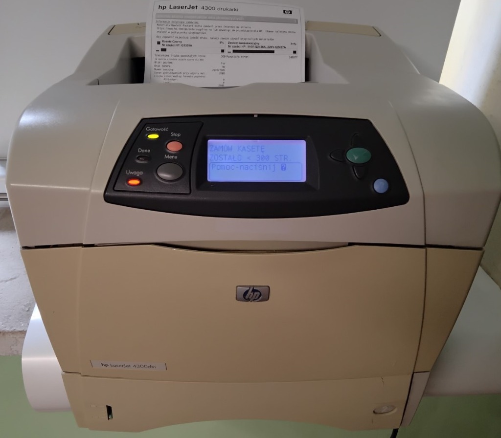 Drukarka Laserjet 4300 | Warszawa | Ogłoszenie na Allegro Lokalnie