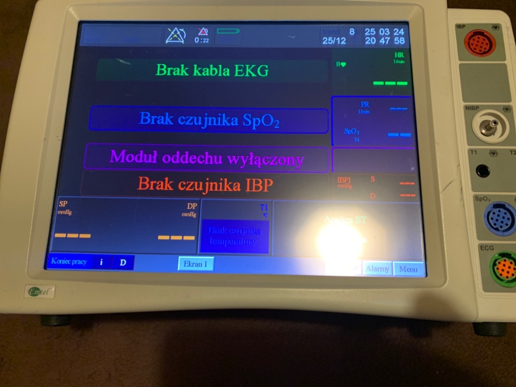 Kardiomonitor Ekg Emtel FX2000P | Warszawa | Kup teraz na Allegro Lokalnie