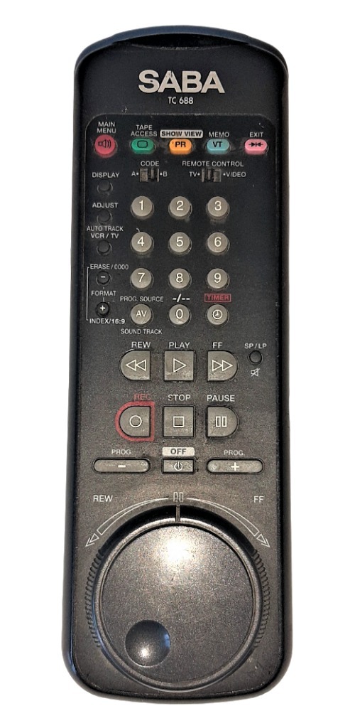 Oryginalny pilot Saba TC 688 VHS SVHS Saba Remote | Łódź | Kup teraz na ...