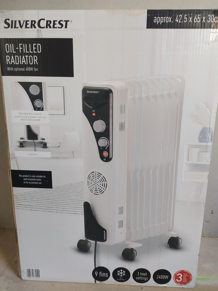 Grzejnik elektryczny olejowy SilverCrest 2400 W | Lusówko | Ogłoszenie ...