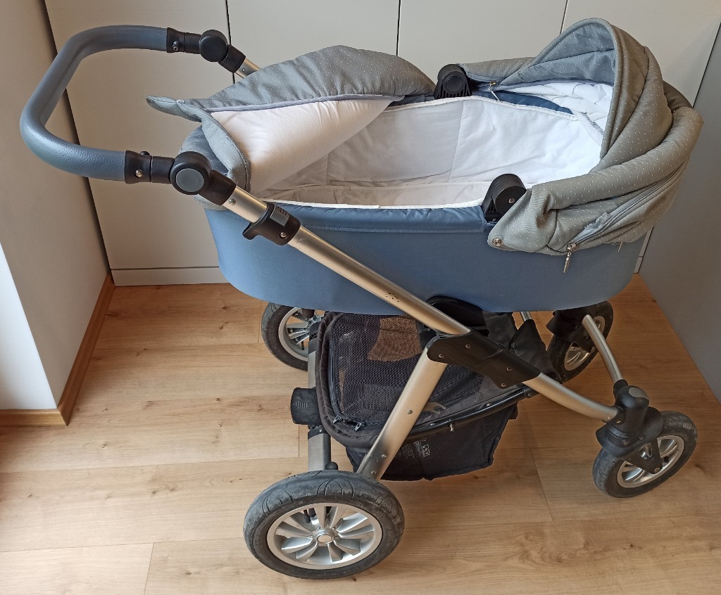 wózek 2w1 BABY DESIGN gondola spacerówka sprawny | Wysoka | Kup teraz ...