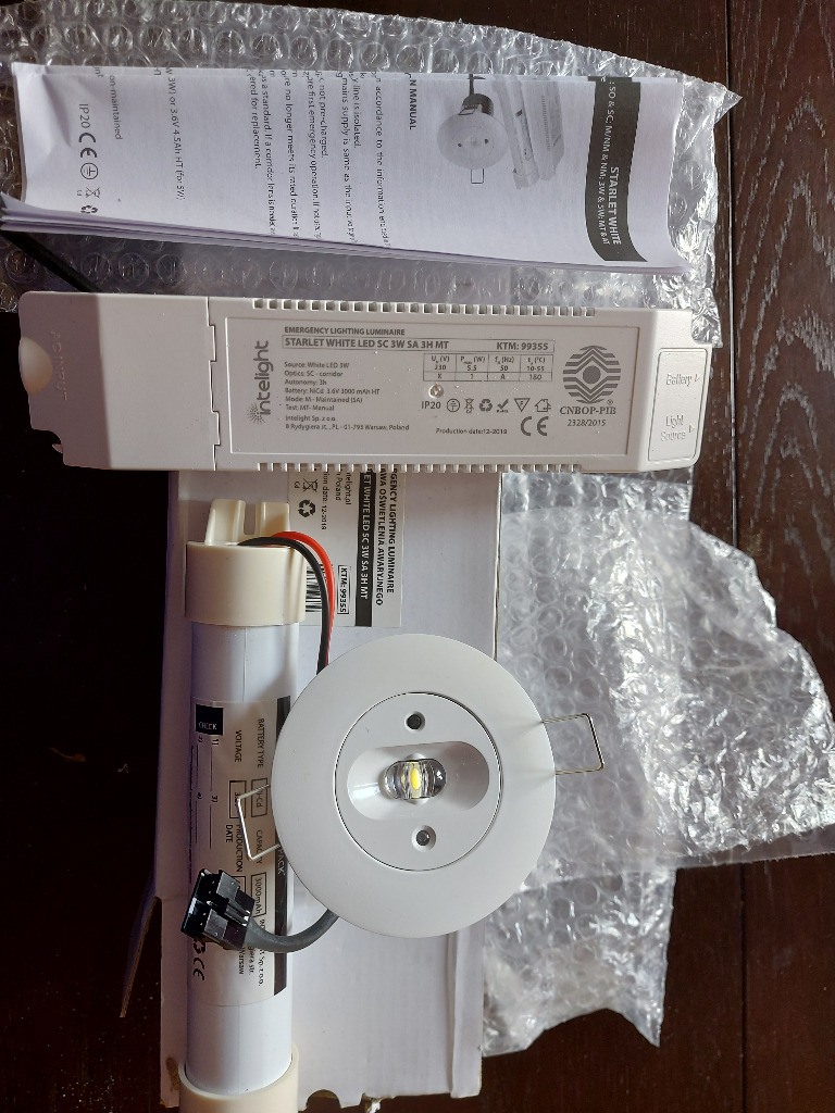 Intelight Oprawa awaryjna STARLET LED SO 3W | Choceń | Kup teraz na Allegro Lokalnie