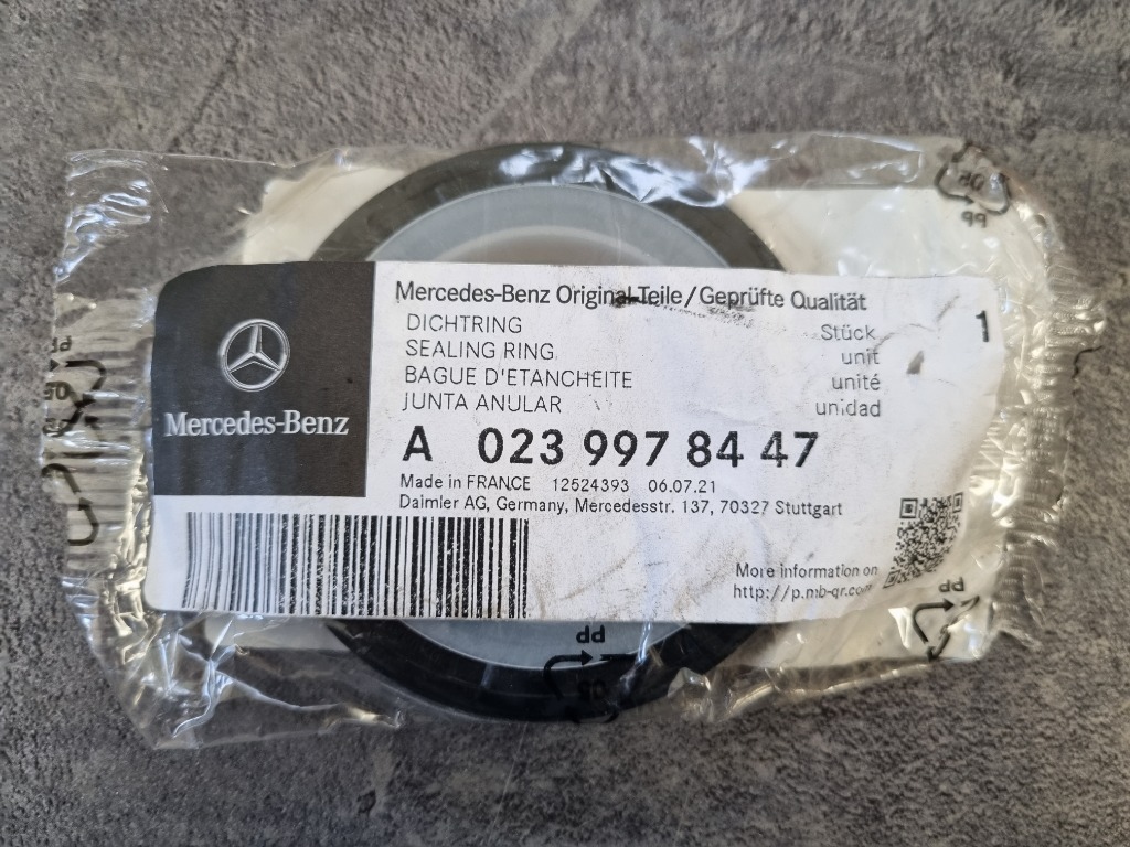 MERCEDES-BENZ a0239978447 uszczelnienie olejowe wa | GNIEZNO ...
