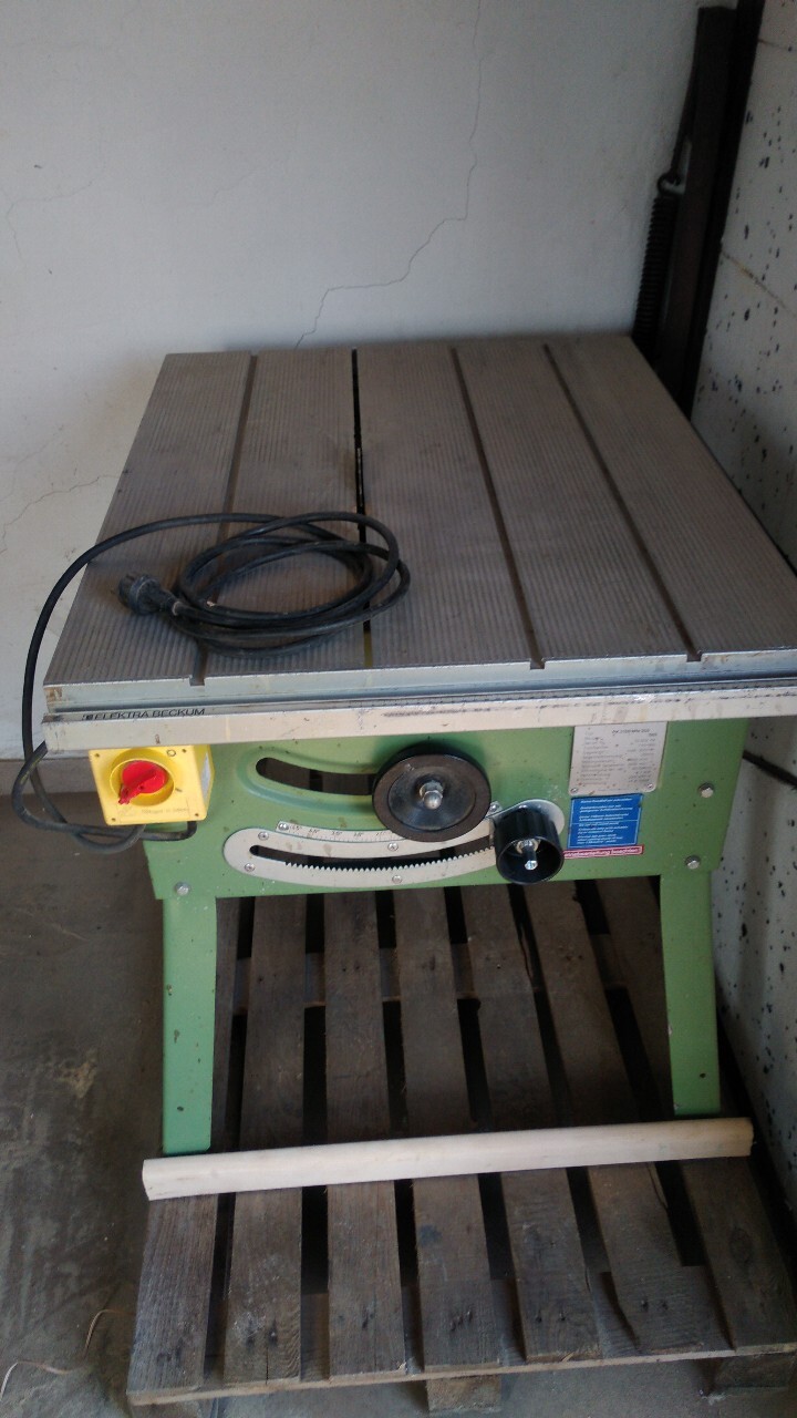 Elektra Beckum Pk 250 Schiebeschlitten Rollwagen – LMFMNI