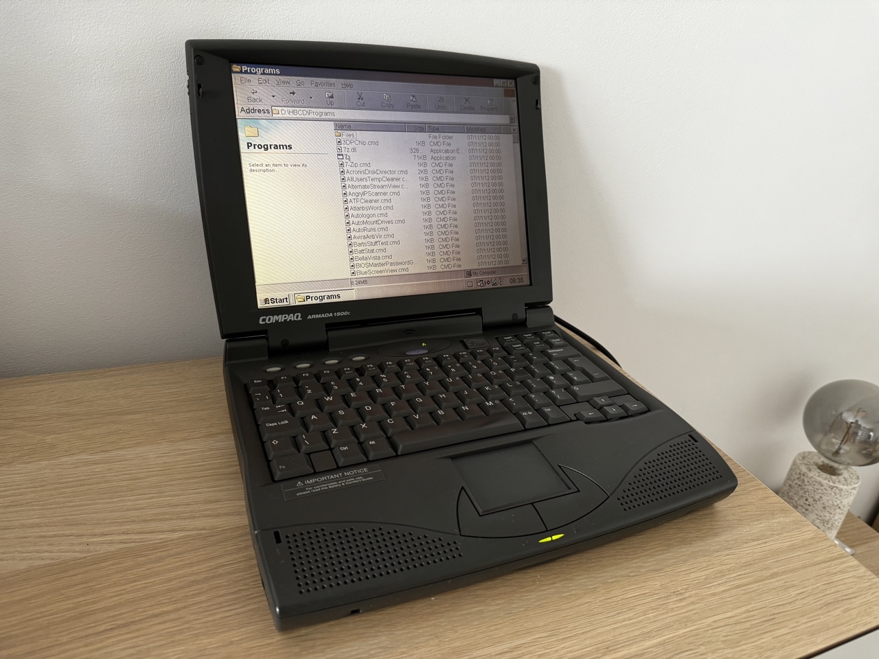 Retro laptop PC Compaq Armada 1500c 1592 sprawny | Wrocław | Kup teraz ...