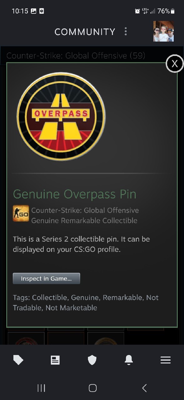 Pin Cs:go Overpass - Niska cena na Allegro