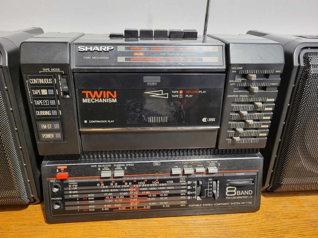 Sharp WFT738 Portable Stereo System | Gdańsk | Kup teraz na Allegro Lokalnie