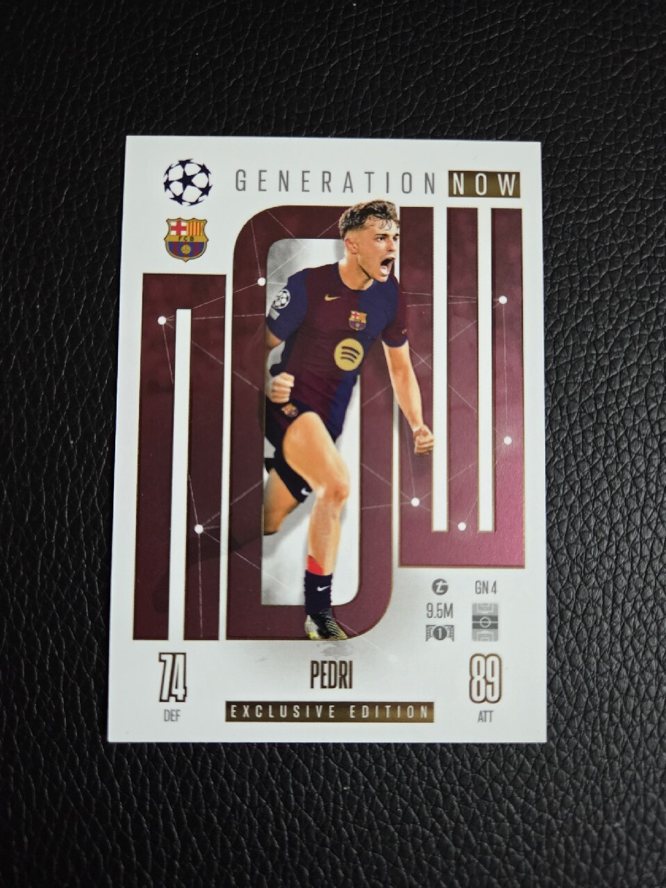 Topps Match Attax 2024 2025 Pedri GN4 Exclusive Edition Generation Now ...