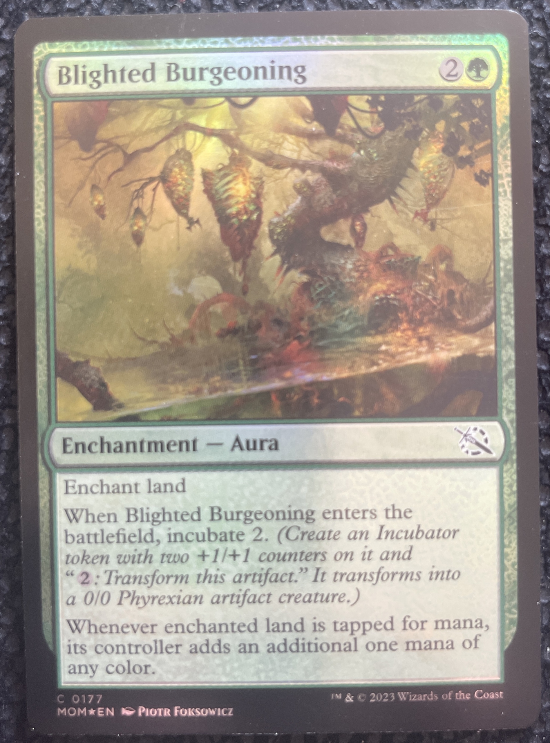 Karta Magic: The Gathering Blighted Burgeoning | Gostyń | Kup teraz na ...
